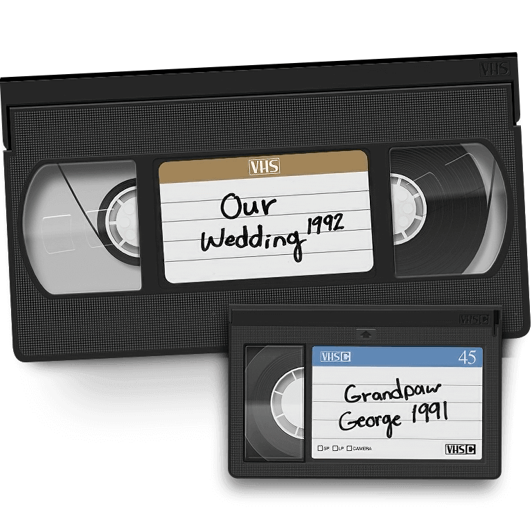 Convert VHS, Video8, Hi8, MiniDV Tape to Digital | RVA Rewind